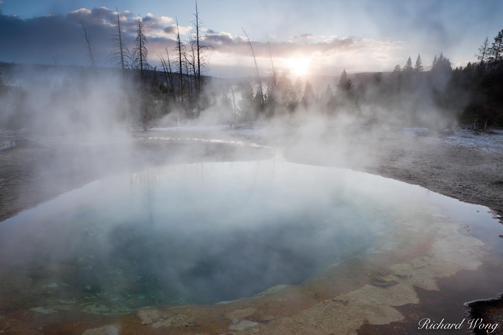 Morning Glory Pool | Yellowstone National Park, Wyoming | Richard Wong ...